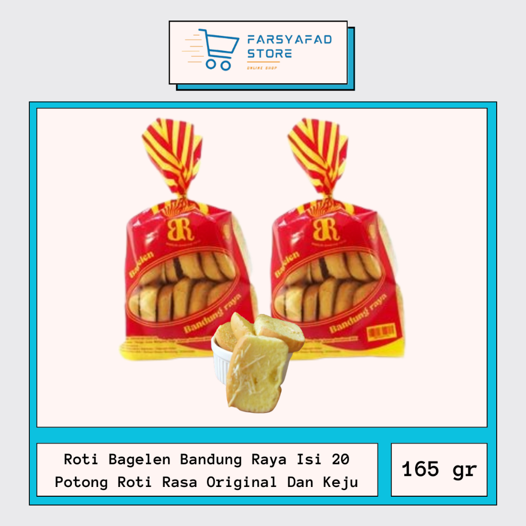 Jual Roti Bagelen Bandung Raya Isi 20 Potong Roti Ukuran 165 gr Kemasan ...