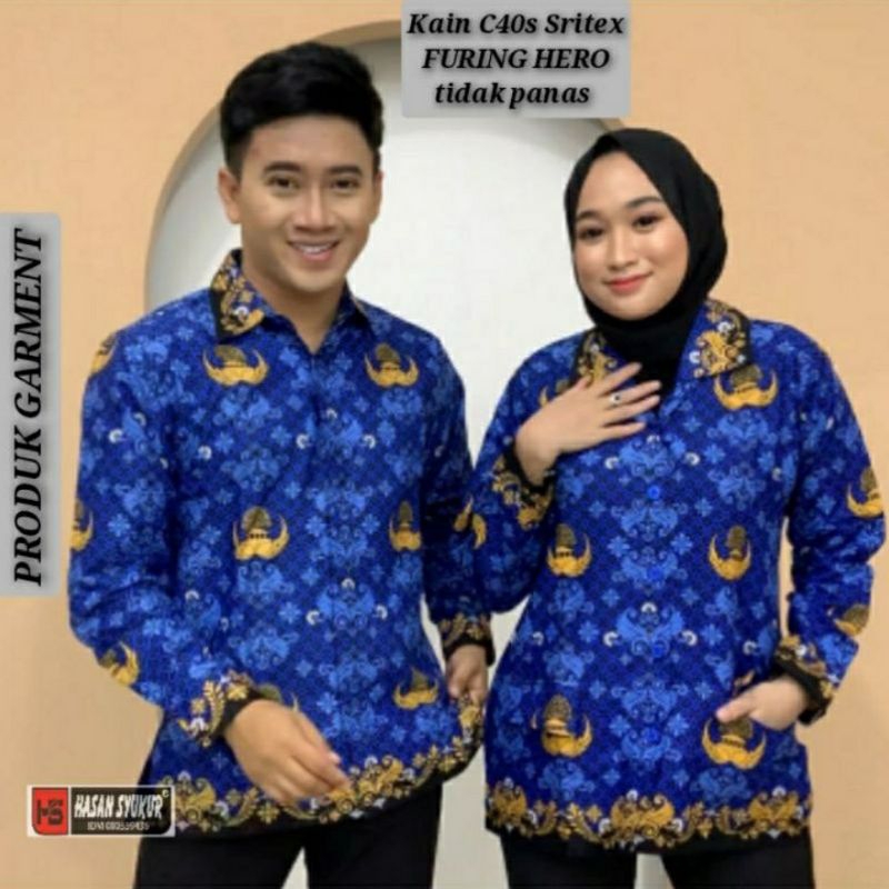 Jual Seragam Korpri Terbaru Pria Wanita Lapis Furing | Shopee Indonesia