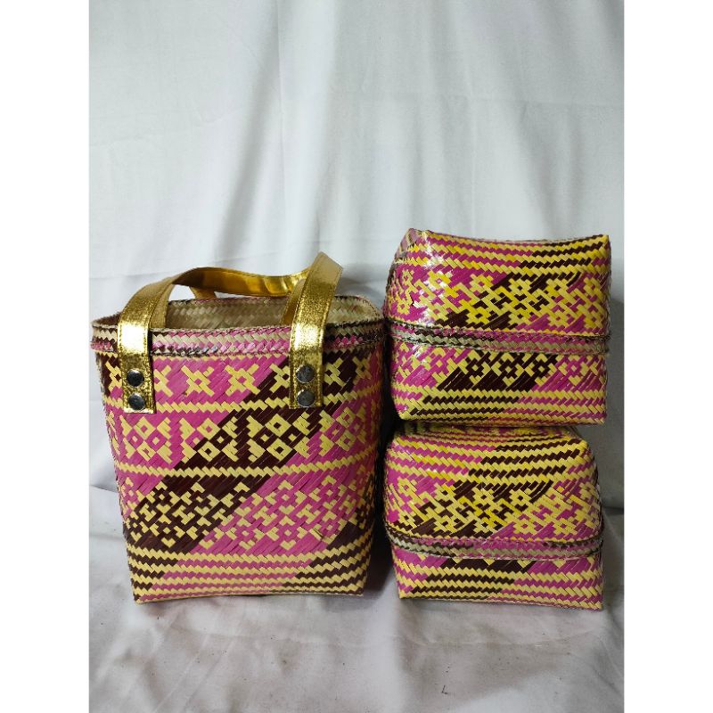 Jual Set tas keben bambu isi 2 | Shopee Indonesia
