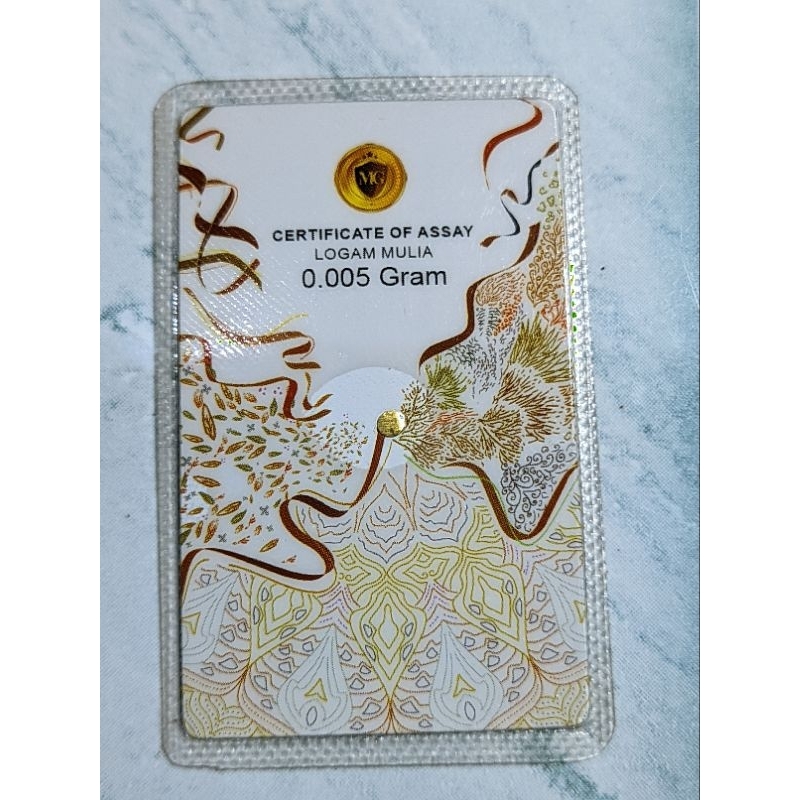 Jual LM MG gift series 0,005 gr gold grain | Shopee Indonesia