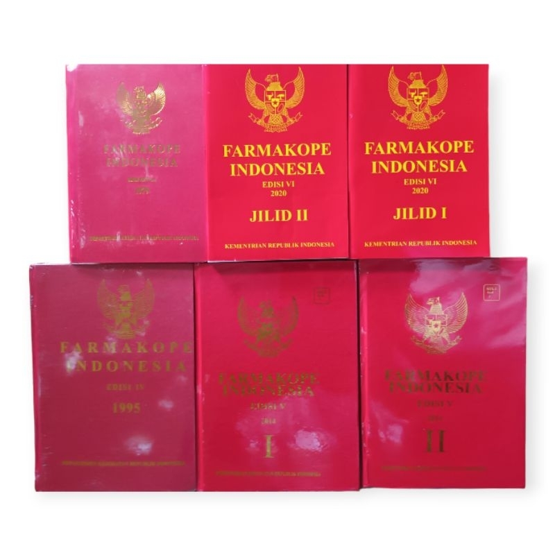 Jual [ORIGINAL PROMO] Paket Farmakope Indonesia Edisi 6, 5, 4 dan 3 ...