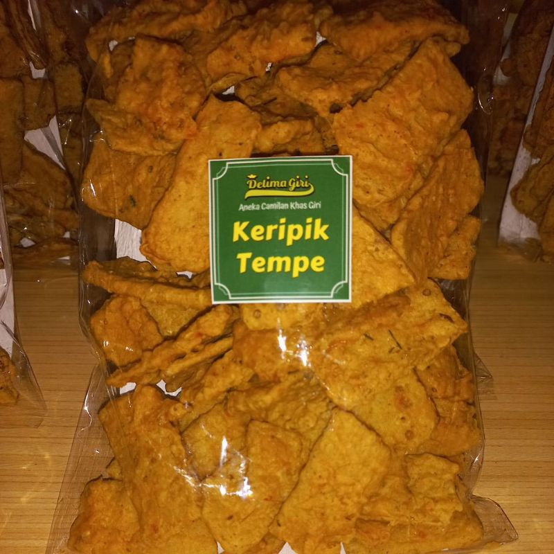 Jual kripik keripik tempe gurih renyah khas giri gresik | Shopee Indonesia