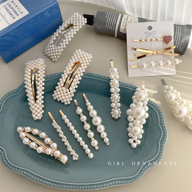 Jual JEPITAN RAMBUT MUTIARA MODEL KOREA / JEPIT RAMBUT FASHION KOREA ...