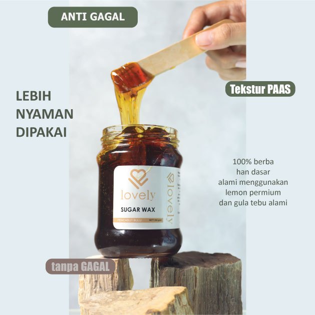 Jual LOVELY ORIGINAL SUGAR WAXING Bs COD | LOVELY SUGAR WAX | WAXING | COLD WAX | PENCABUT BULU ...