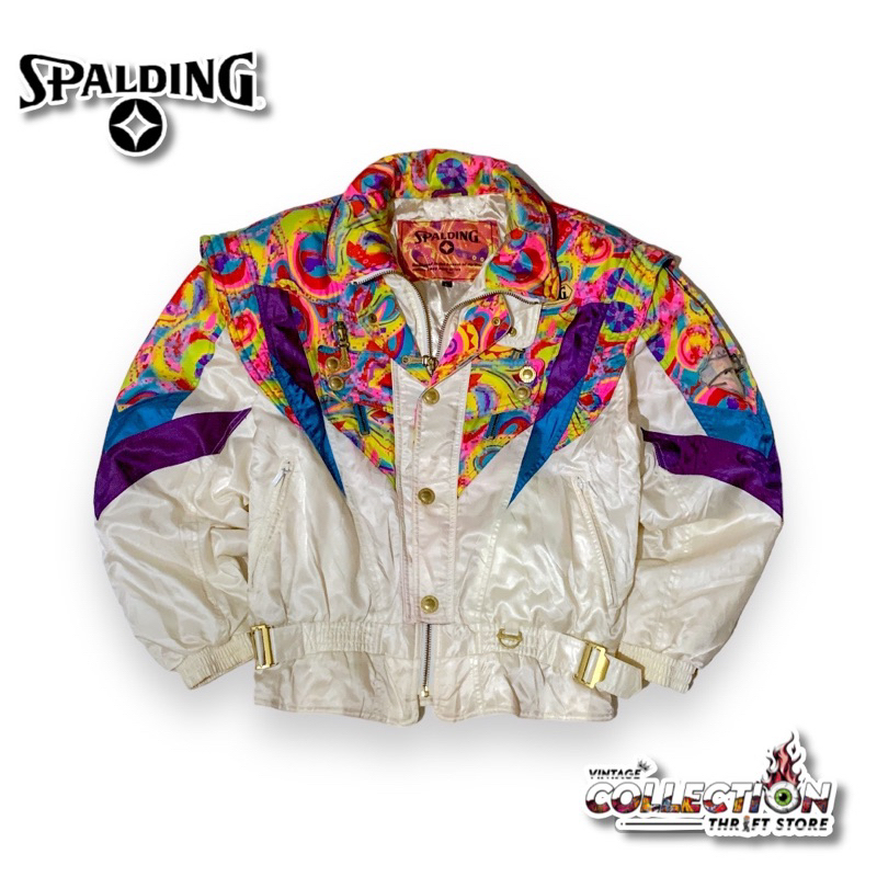 Jual JAKET VINTAGE RACING SPALDING | Shopee Indonesia
