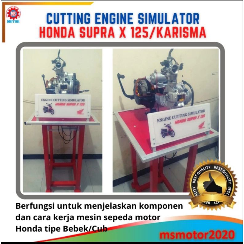 Jual Simulator/Alat Peraga Cutting Engine Sepeda Motor Tipe Cub/Bebek ...