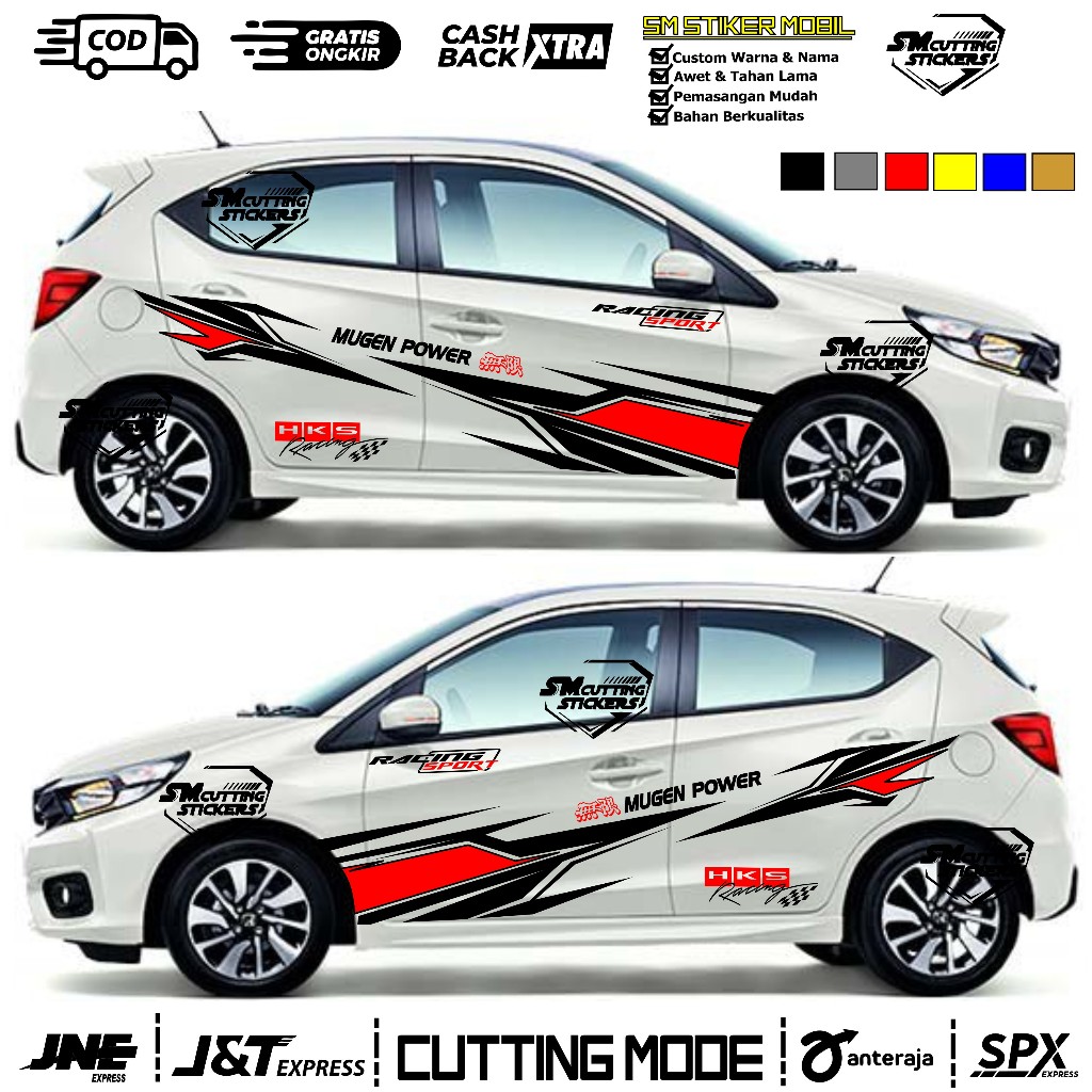 Jual Promo stiker mobil list mobil Honda BRIO hrv calya Sigra ayla ...