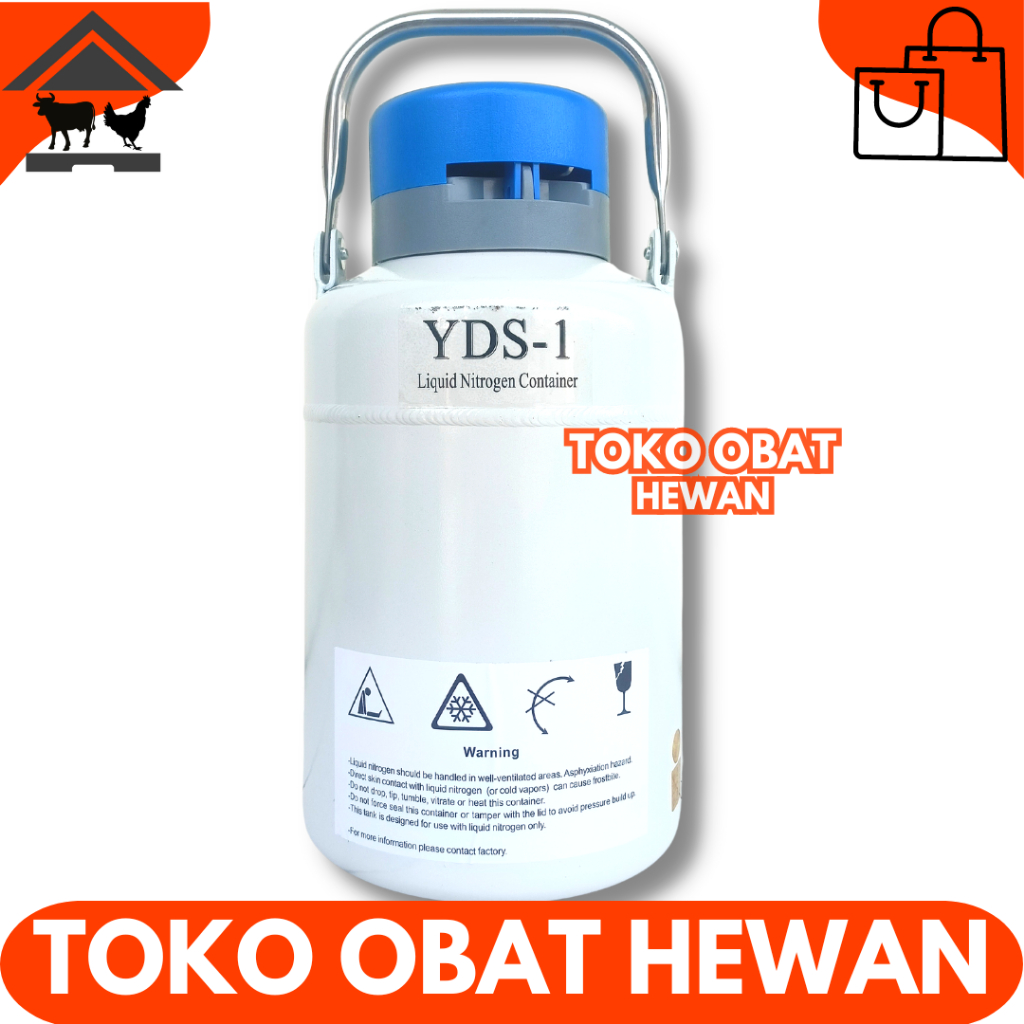 Jual CONTAINER NITROGEN 1 LITER YDS - Kontainer IB Sapi Kontainer Nitrogen Cair untuk Lapangan ...