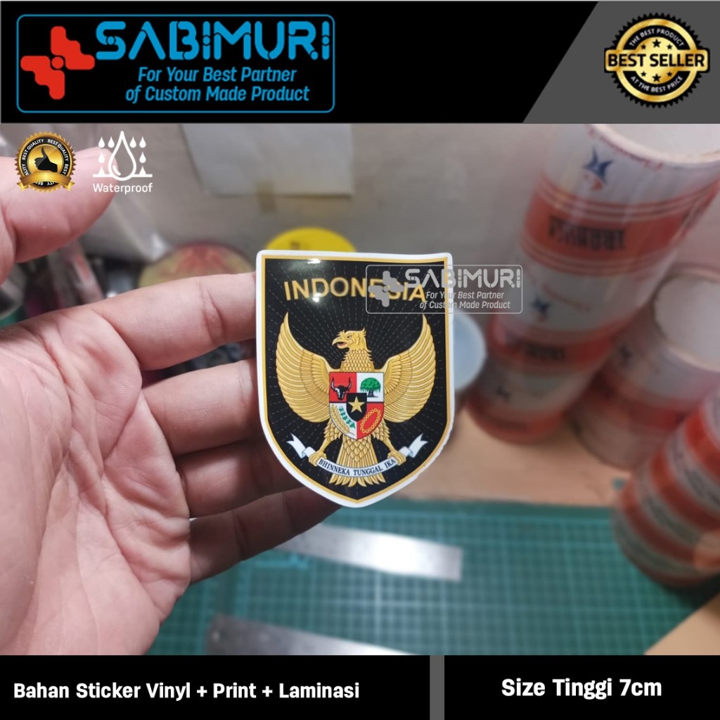 Jual Sticker Stiker Vinyl - Logo Bola Timnas Garuda Indonesia | Shopee ...