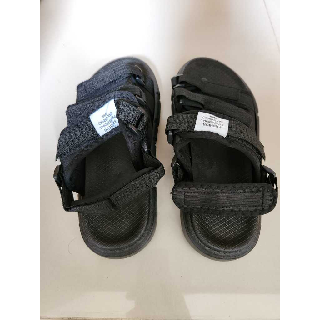 Jual Sandal Slop Pria Sendal Gunung Traveling Warna Hitam (Size 40 ...