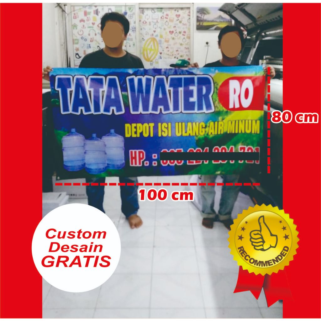 Jual BANNER SPANDUK UKURAN 100 X 80 CM DESAIN GRATIS CUSTOM | Shopee ...