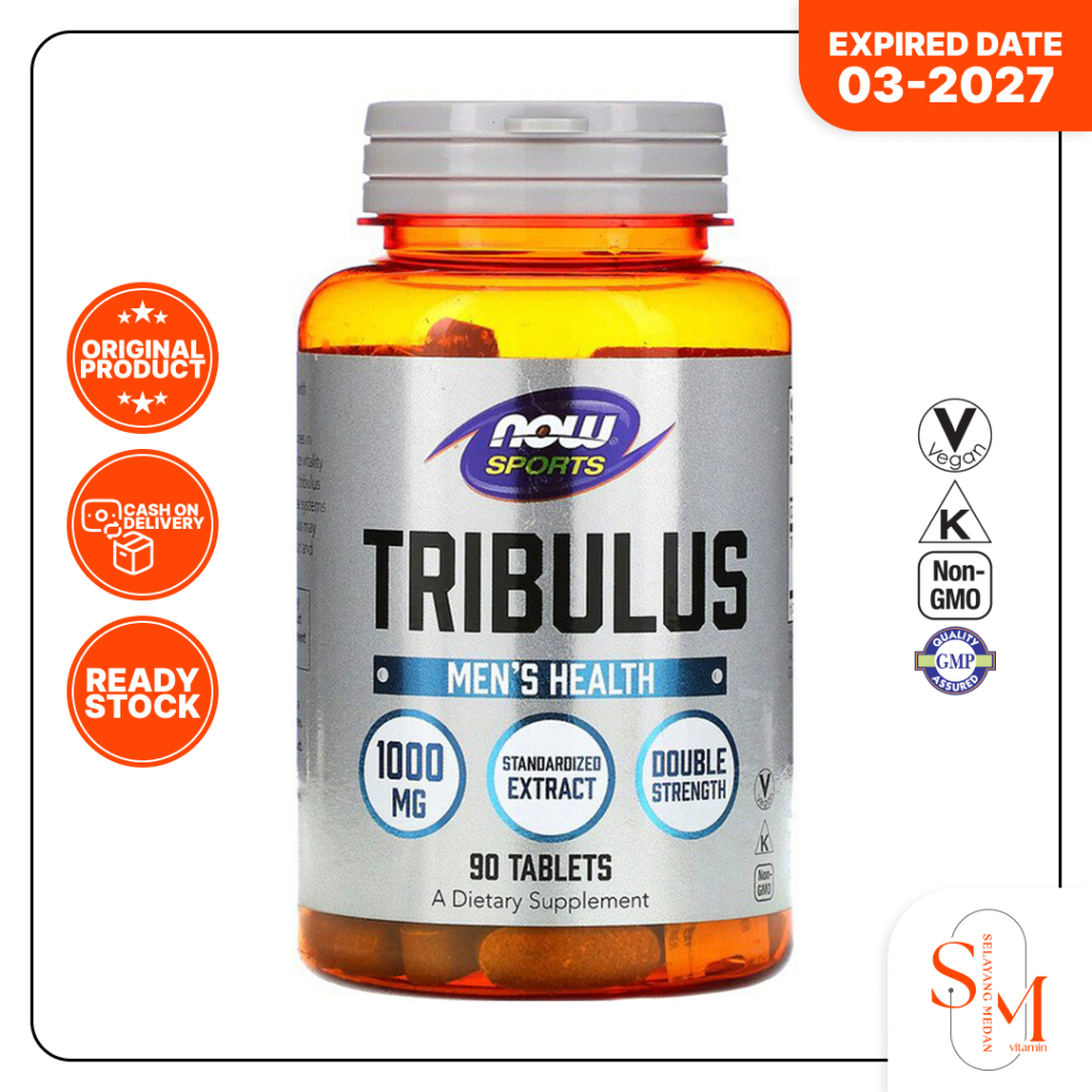 Jual Now Vitamin Tribulus 1000 mg Isi 90 Caps - Tingkatkan Daya Tahan ...