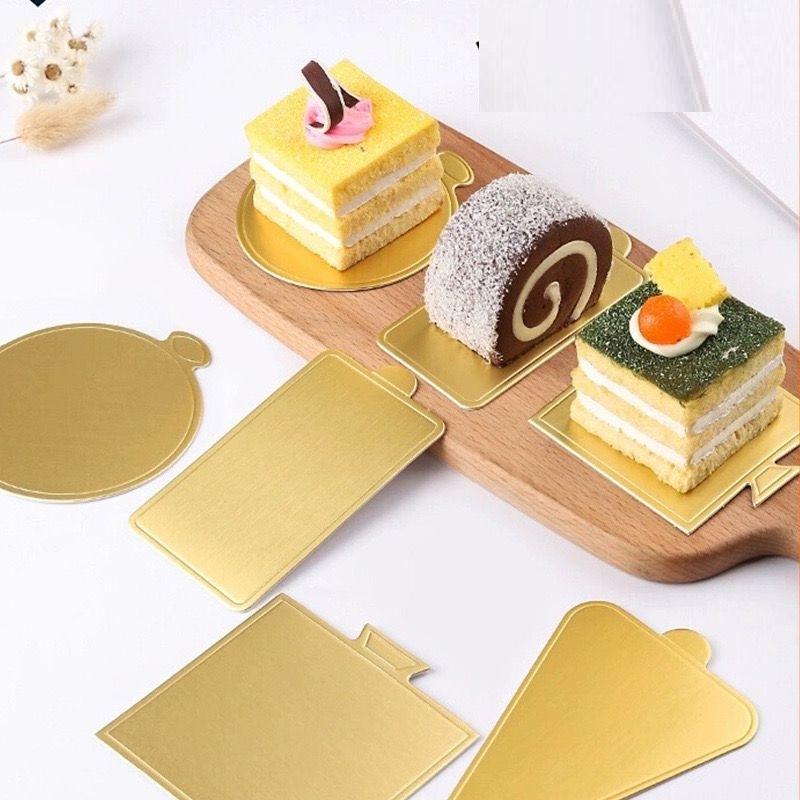 Jual 1PC/PACK Tatakan Kue/Alas Kue /Mini Cake Board/ Slice Cake Base ...