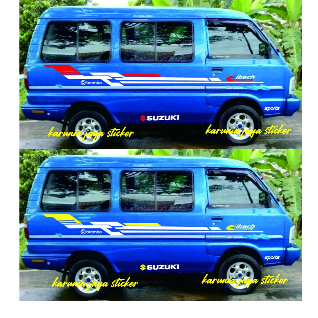 Jual Stiker Mobil Carry Futura 1.0 Striping Body Samping suzuki carry ...