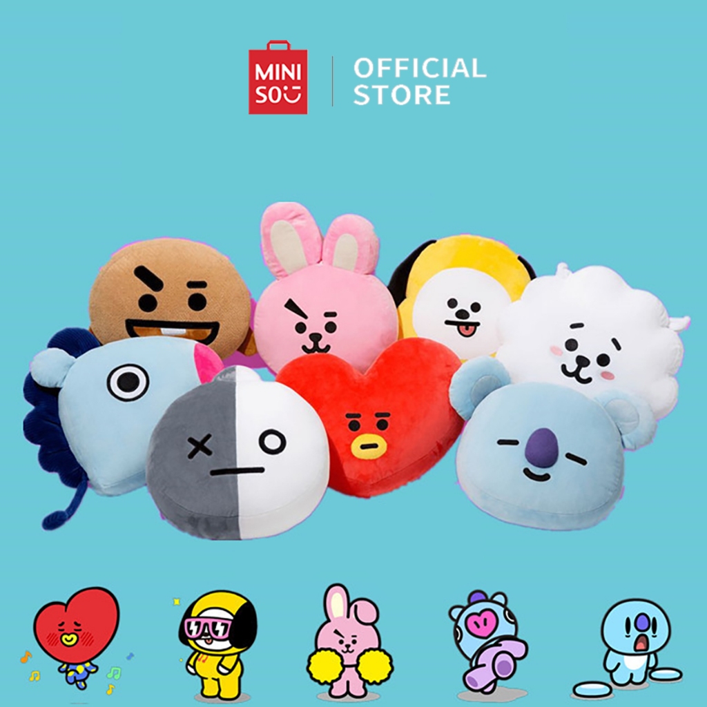 Jual MINISO x BT21 Collection Boneka Bantal Sofa 40CM Bantal Kepala 16 inch Bantal Kursi RJ ...