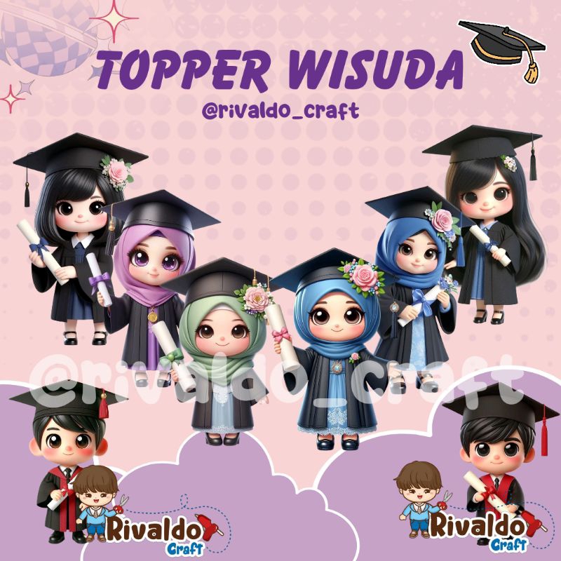 Jual Topper Wisuda || Pelengkap buket wisuda | Shopee Indonesia