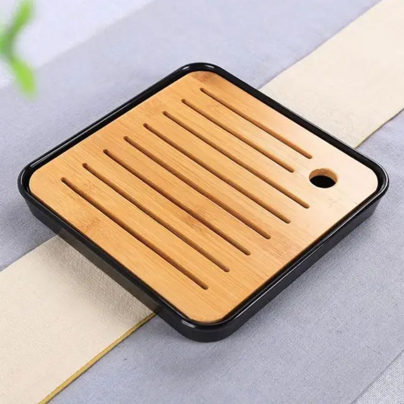 Jual Tatakan Kayu Alas Teko Gelas Teh China Bamboo Tea Tray Aesthetic ...
