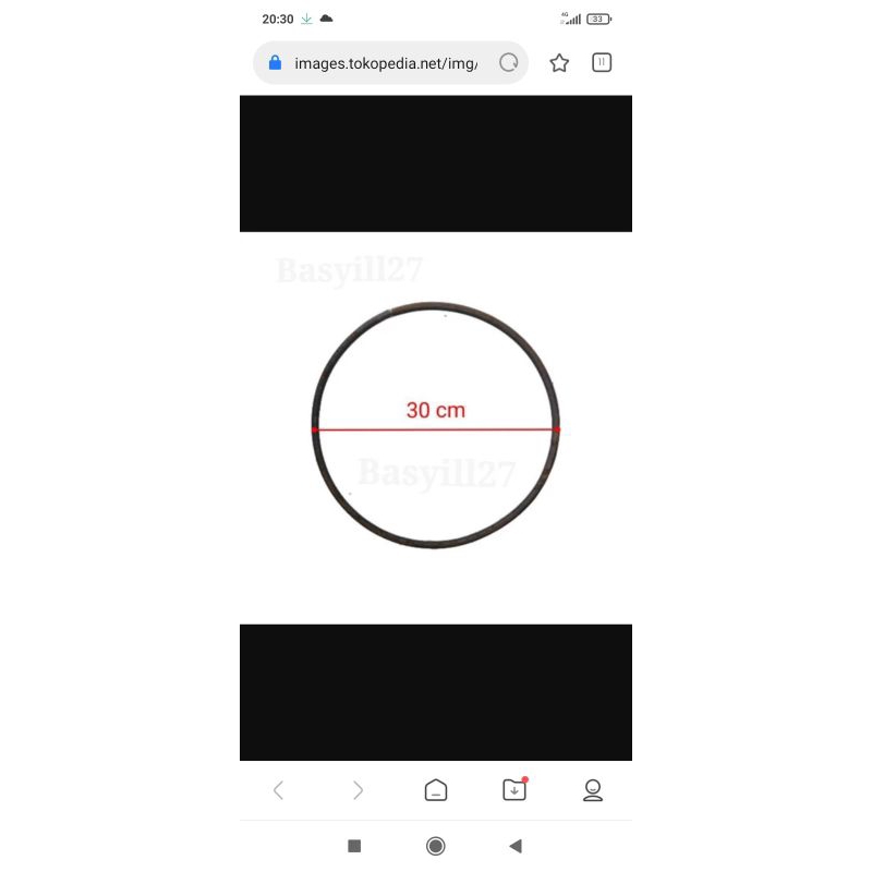 Jual besi 6mm /lingkaran besi ring besi bulat / dekorasi dari besi ...