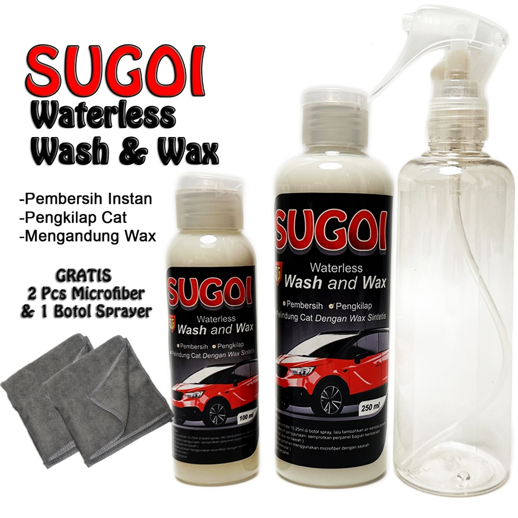 Jual Waterless Wash & Wax Concentrate SUGOI Cuci Mobil Tanpa Air dengan ...