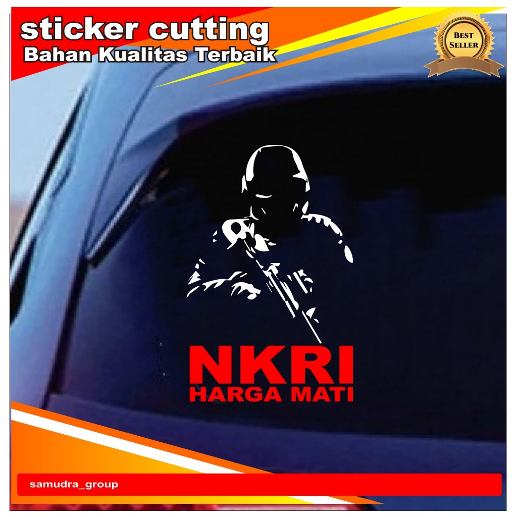 Jual STICKER CUTTING NKRI Harga Mati variasi body kaca mobil dll ...