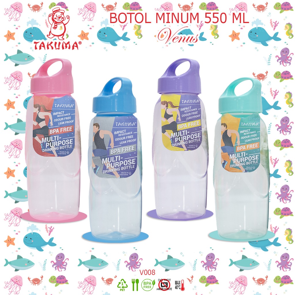 Jual BOTOL MINUM ANAK VENUS 550ML /V008 / BOTOL SOVENIR ANAK SEKOLAH ...
