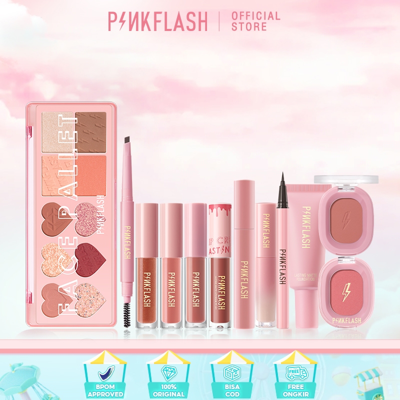 Jual PINKFLASH OhMyColor 1st Anniversary Makeup Beauty Sets The Hottest ...