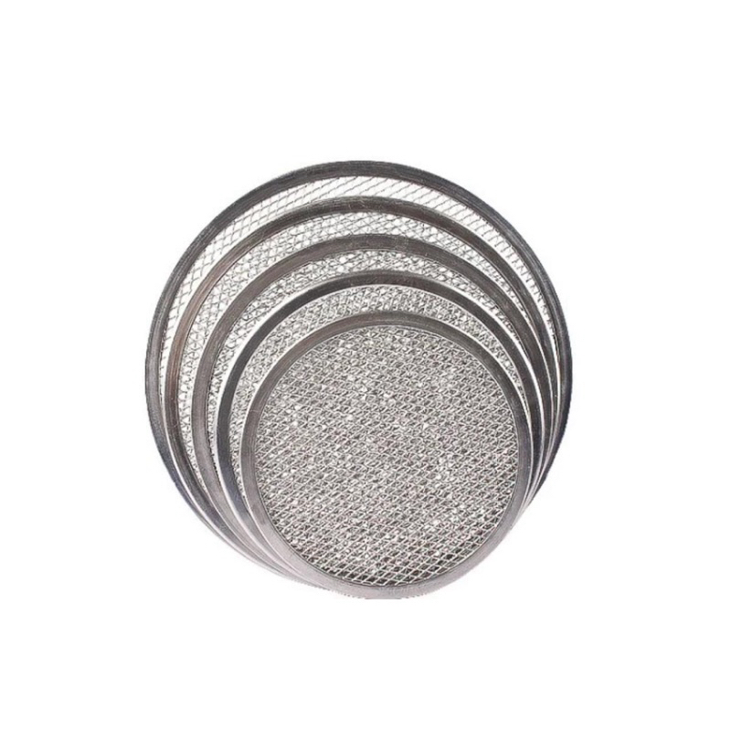 Jual Bakest pizza nett pan / loyang oven jaring perforated bulat datar ...