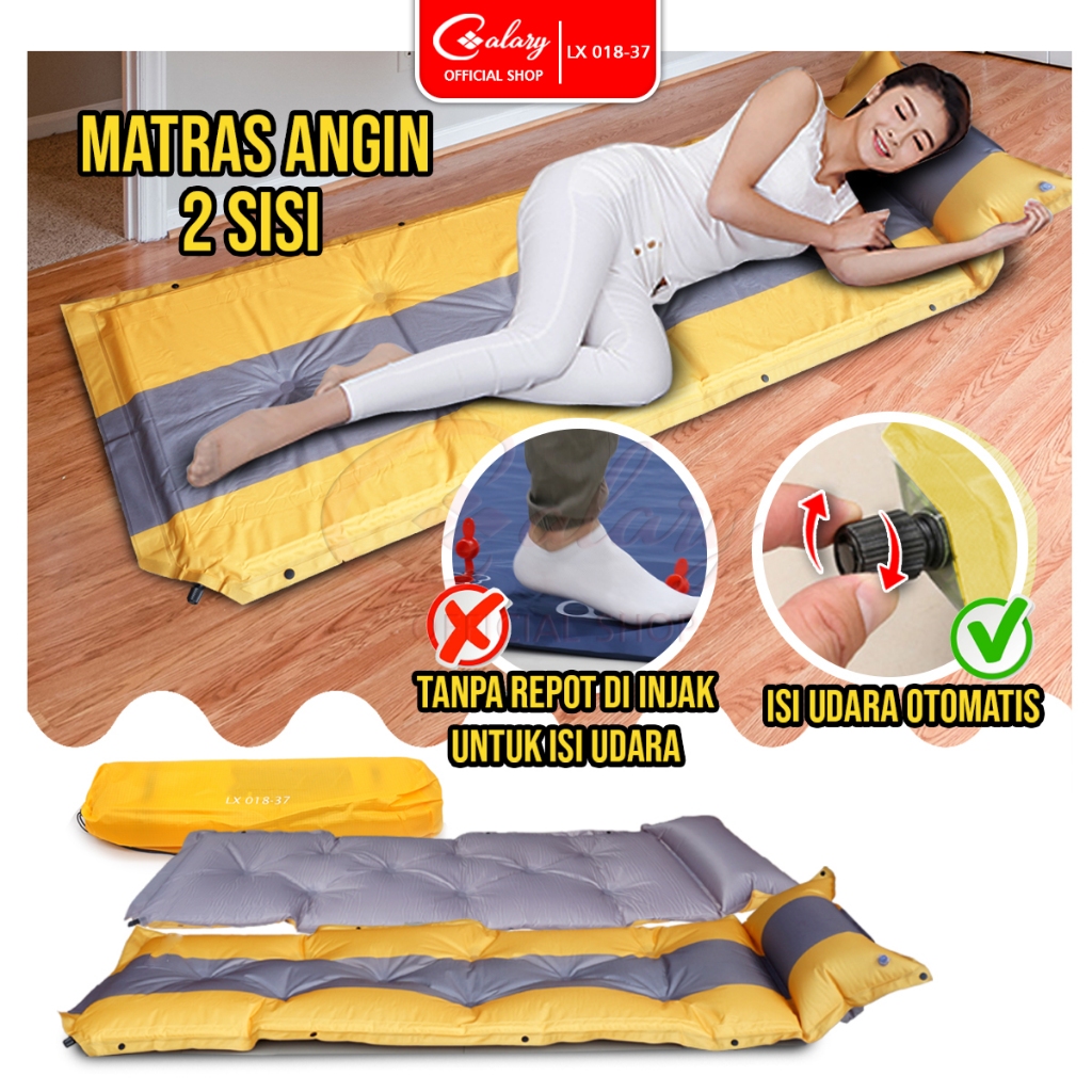 Jual Kasur Tiup Matras Angin Sleeping Pad Untuk Camping Memancing ...