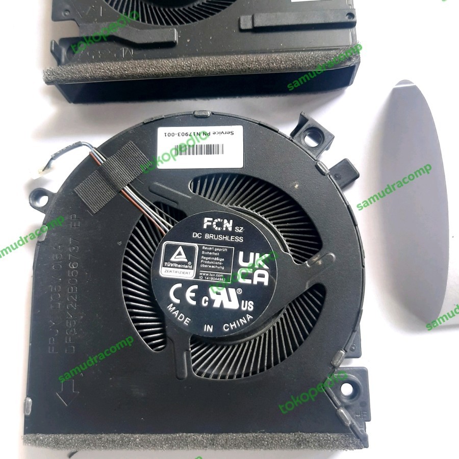Jual Fan Laptop HP Victus 15-FA0031DX Fan N17903-001 dc5v 0.5a FCN DC ...
