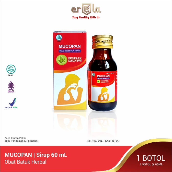 Jual MUCOPAN Sirup / Sirup Obat batuk herbal Ivy botol 60 ml | Shopee ...
