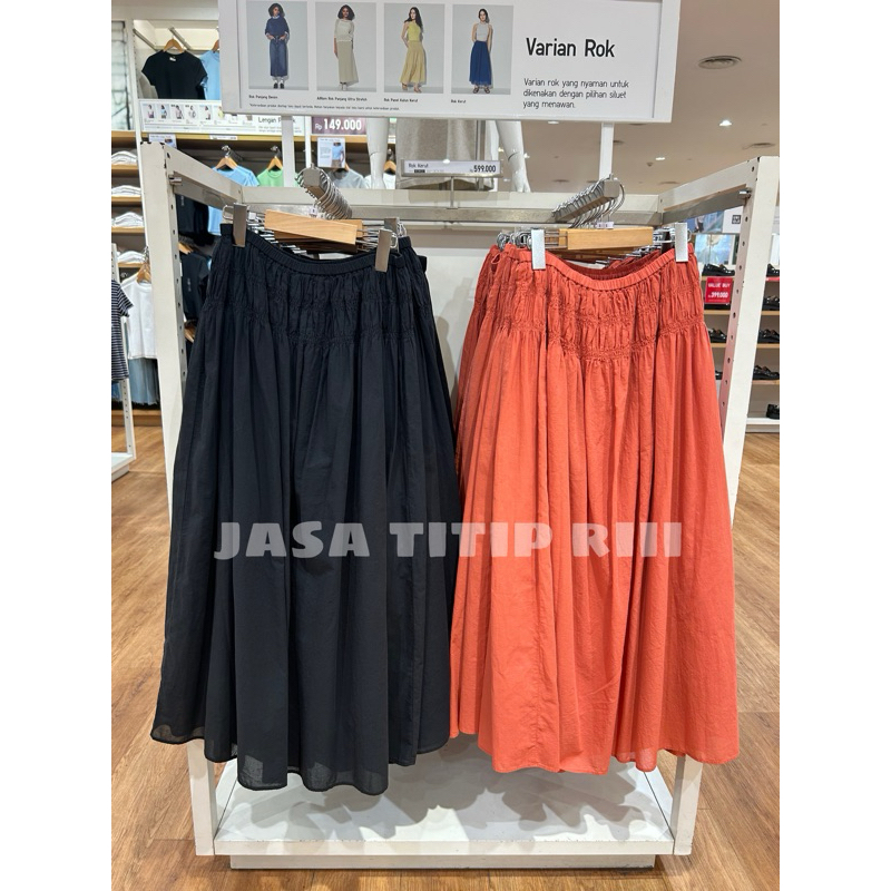 Jual PENAWARAN TERBATAS 23 MEI - 02 JUNI 2024 - Rok Kerut WOMEN UNIQLO ...