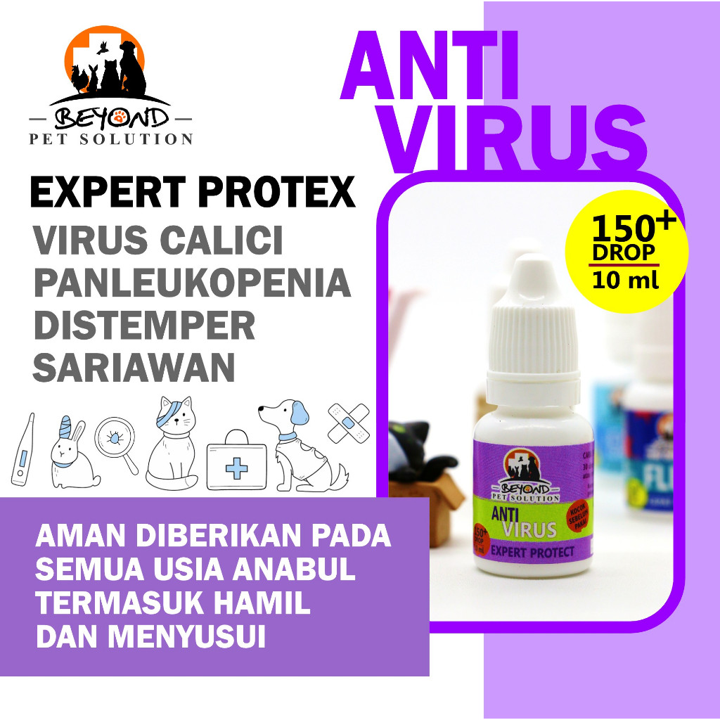 Jual Obat anti virus calici panleu sariawan distemper panleukopenia ...