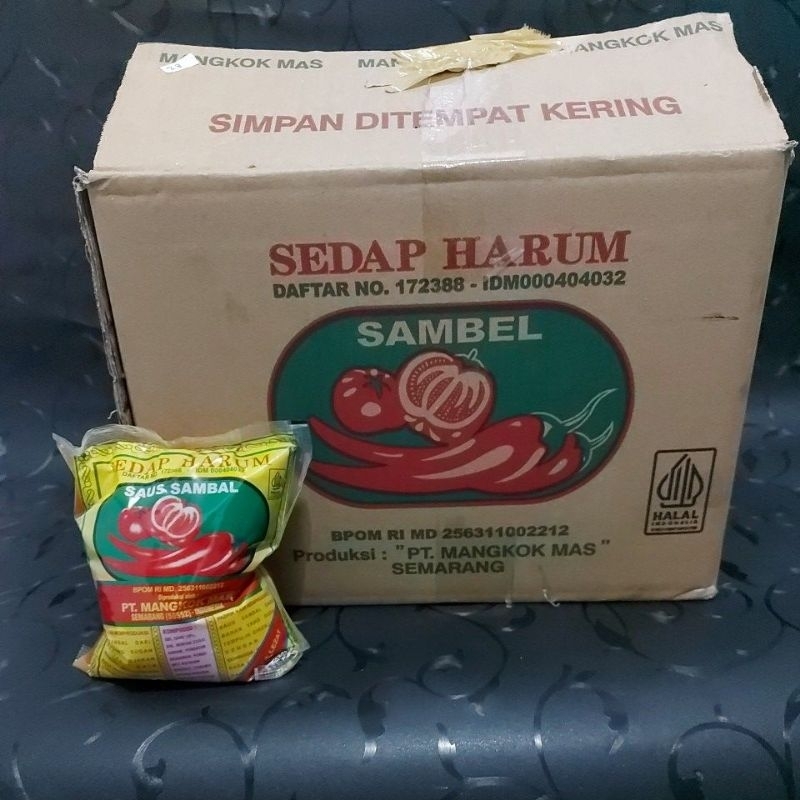 Jual saus sedap harum asli PT. mangkok mas 630 ml isi 24 (1 karton ...
