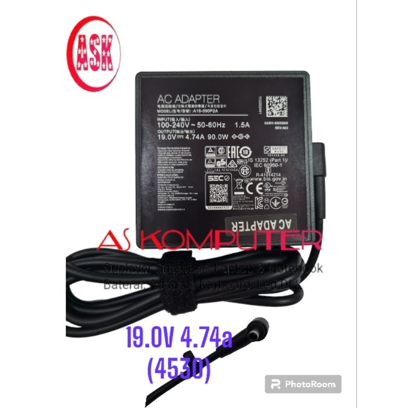 Jual Charger Adaptor MSI Modern 14 B11SB-222ID MS-14D2 19V 4.74A 90W ...