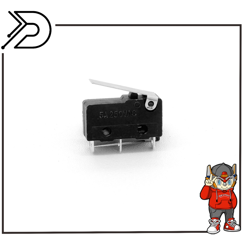 Jual Micro Limit Switch Saklar 5A 250V 3Pin AC Bisa NO/NC | Shopee Indonesia