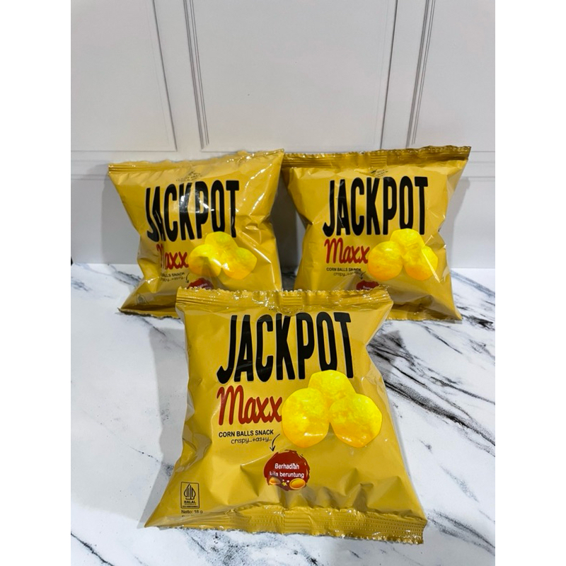 Jual JACKPOT max maxx snack chiki ciki berhadiah BILA BERUNTUNG per 10PCS | Shopee Indonesia