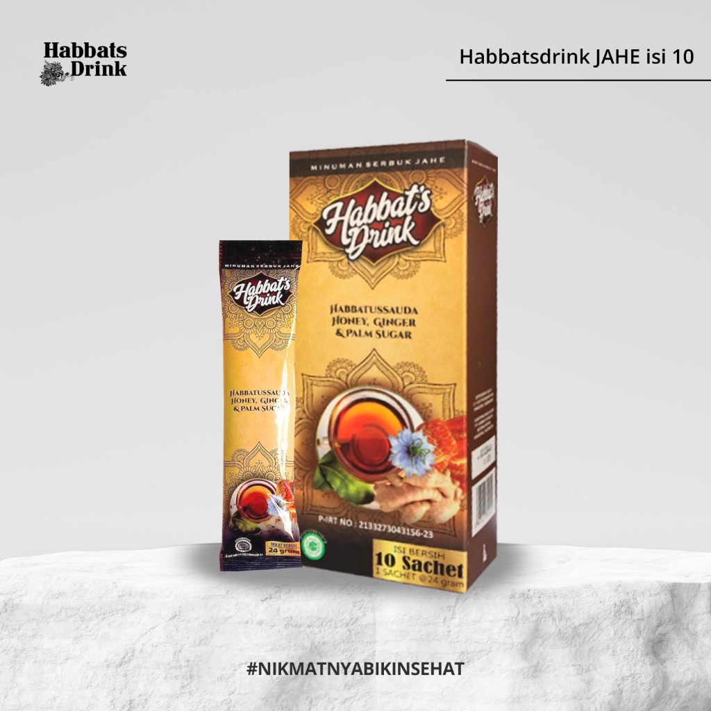 Jual Habbats Drink Jahe Minuman Herbal Untuk Meningkatkan Daya Tahan ...