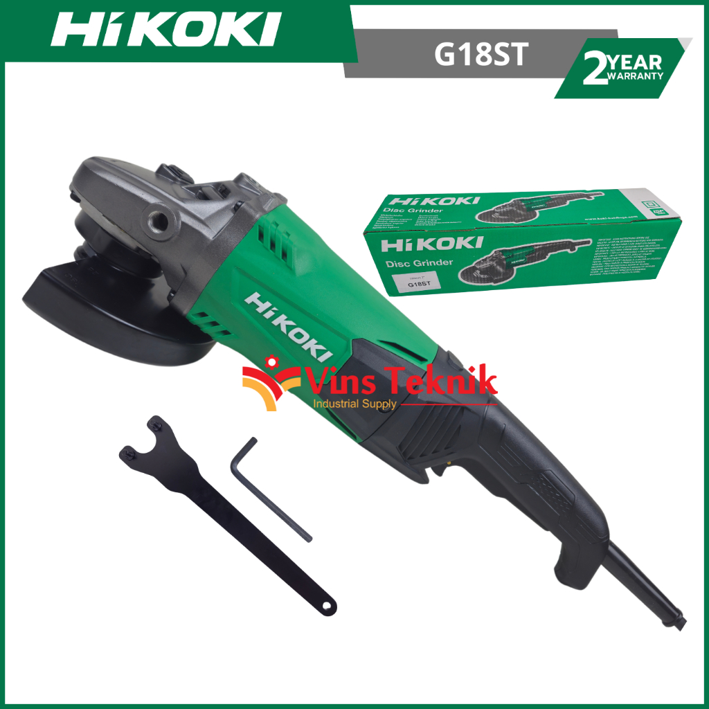 Jual Mesin Gerinda Tangan 7inch Angle Grinder G18ST HIKOKI G 18ST ...