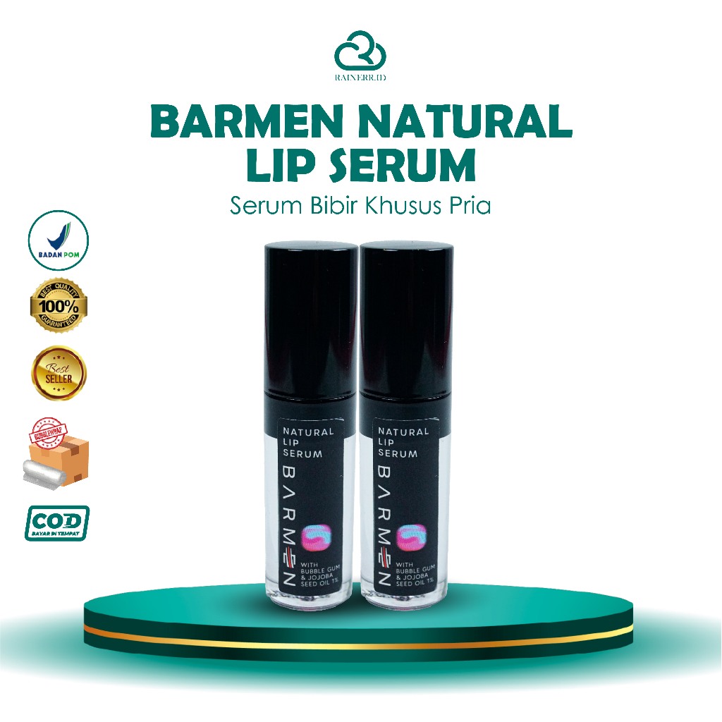Jual [BELI 2 60RIBU] BARMEN Natural Lip Serum Lipcare Bibir Pria ...