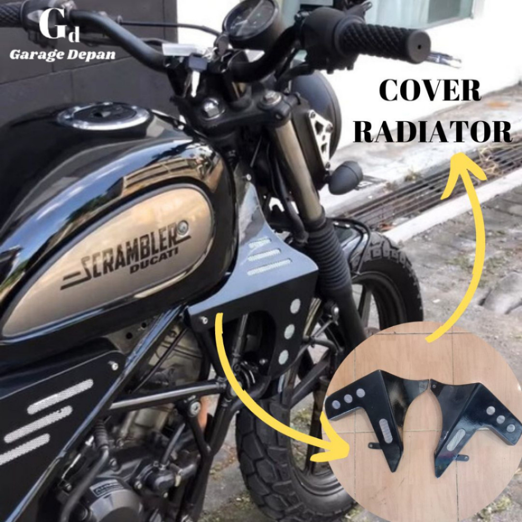 Jual COVER RADIATOR DAN SHROUD CB150R CBR BAHAN PLAT BESI CUSTOM ...