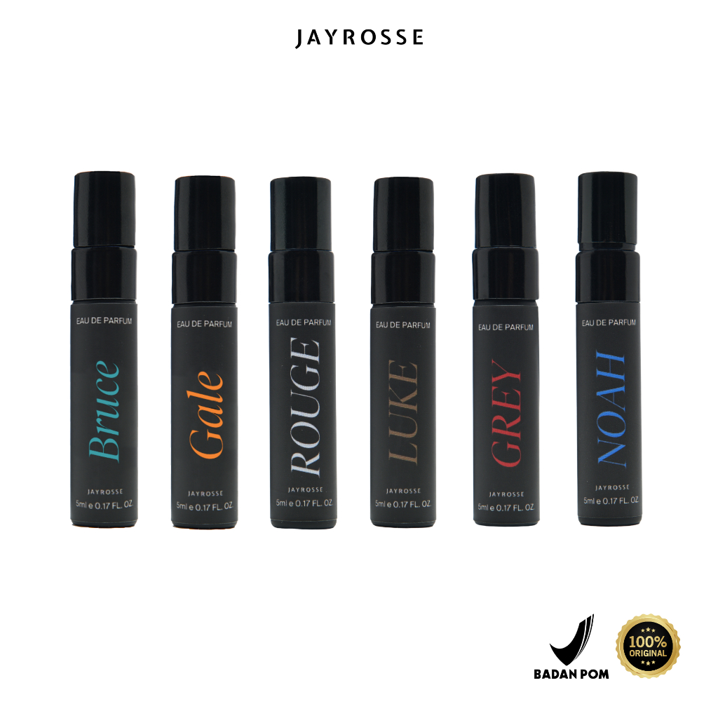 Jual Jayrosse Perfume 5ml | Parfum Pria Best Seller Tahan Lama | Shopee ...