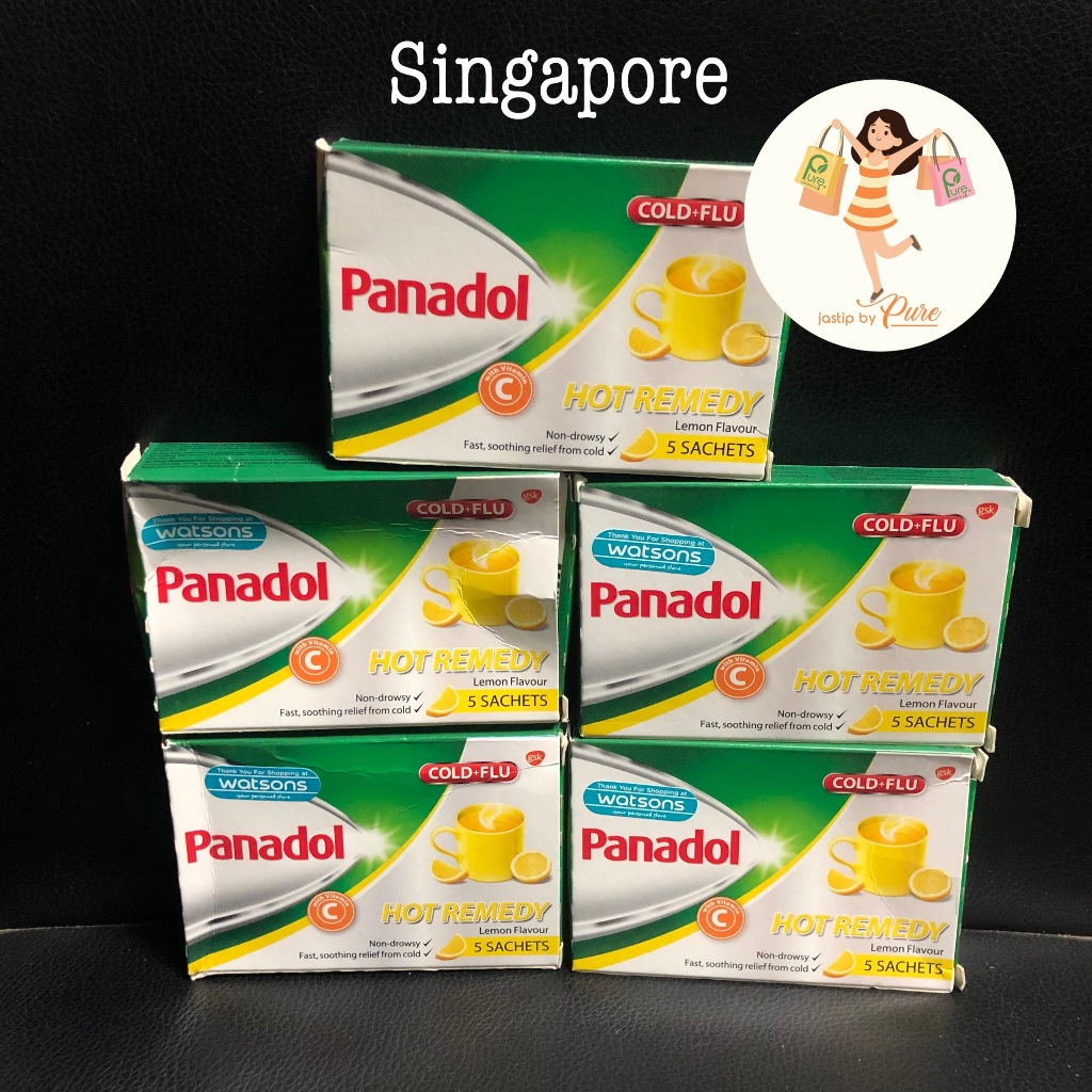 Jual PANADOL Cold Flu Hot Remedy 5 Sachets (SINGAPORE) | Shopee Indonesia