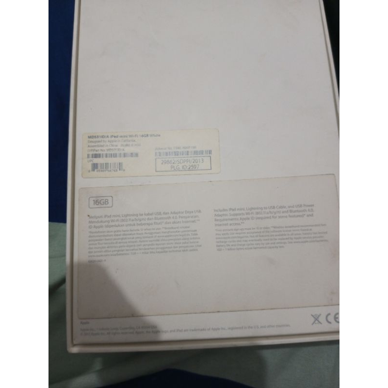 Jual iPad mini 1 a1432 kondisi minta kode aktivasi | Shopee Indonesia