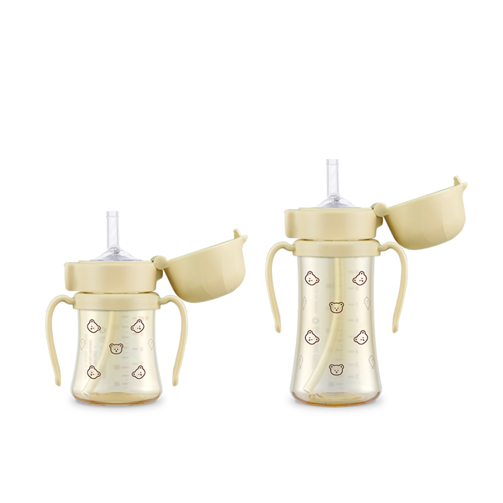 Jual GROSMIMI PPSU Weighted Straw Cup / Sippy Cup Bayi / Gelas Sedotan Bayi / Botol Sedotan Anak ...