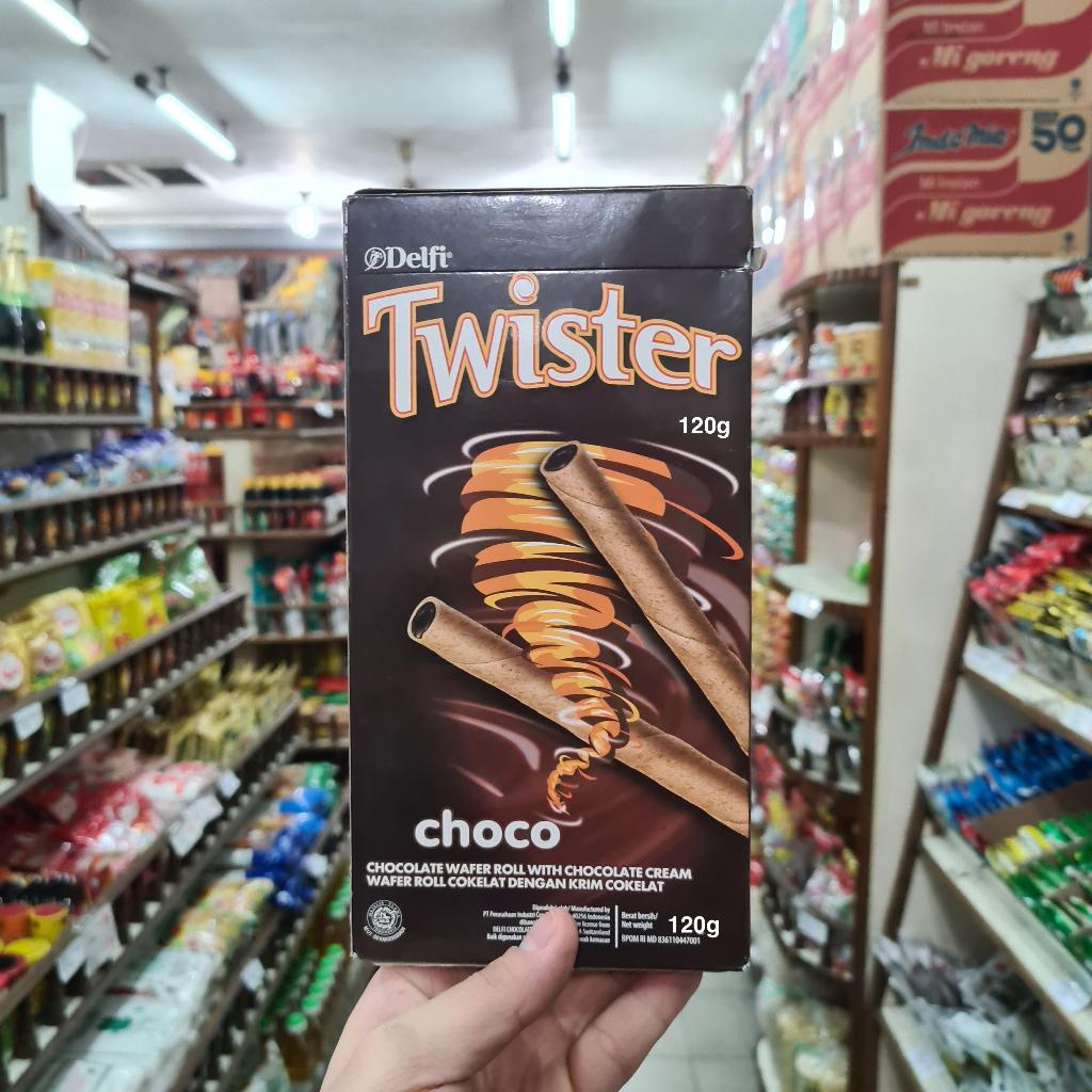 Jual DELFI TWISTER BLACK WAFER ROLL VANILLA CREAM 120 g / DELFI TWISTER ...
