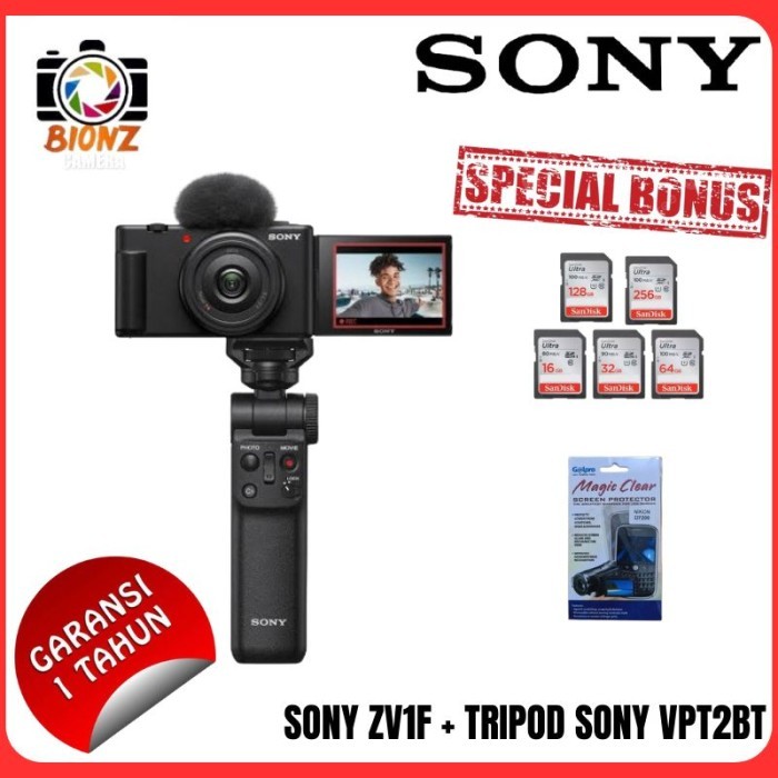 Jual SONY ZV-1F / SONY ZV 1F / SONY ZV1F DIGITAL COMPACT KAMERA VLOG 4K | Shopee Indonesia