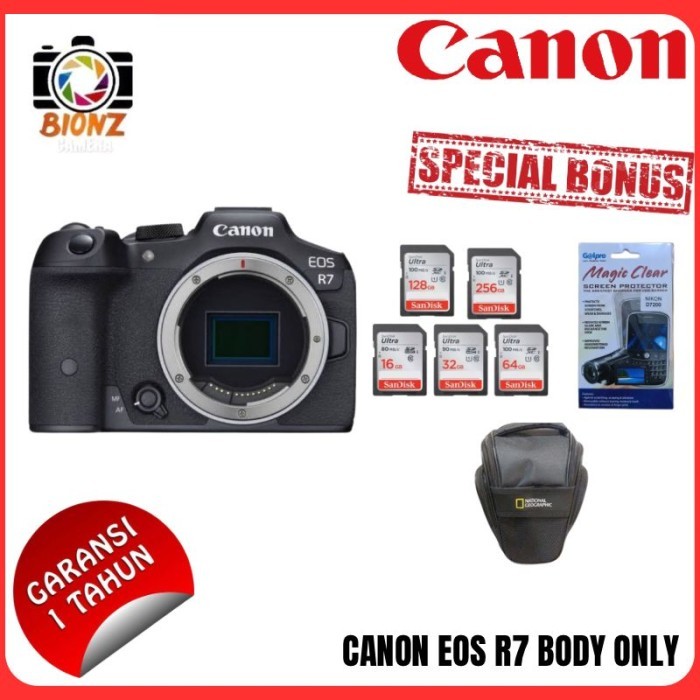 Jual CANON EOS R7 BODY ONLY / CANON EOS R7 BODY ONLY | Shopee Indonesia
