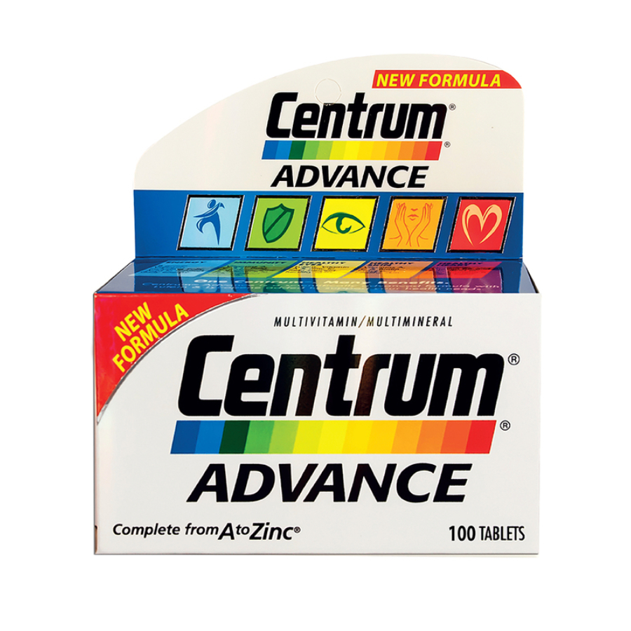 Jual CENTRUM Advance Multivitamin For Young Adults 100 Tablets ...