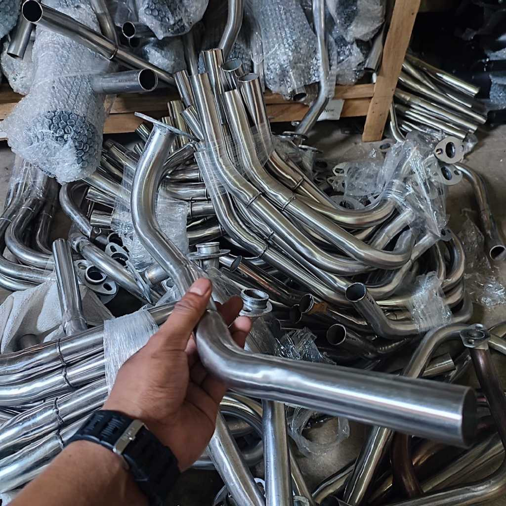Jual PIPA HEADER STANDAR RACING INLET 28 UNTUK BEAT MIO VARIO SCOOPY ...