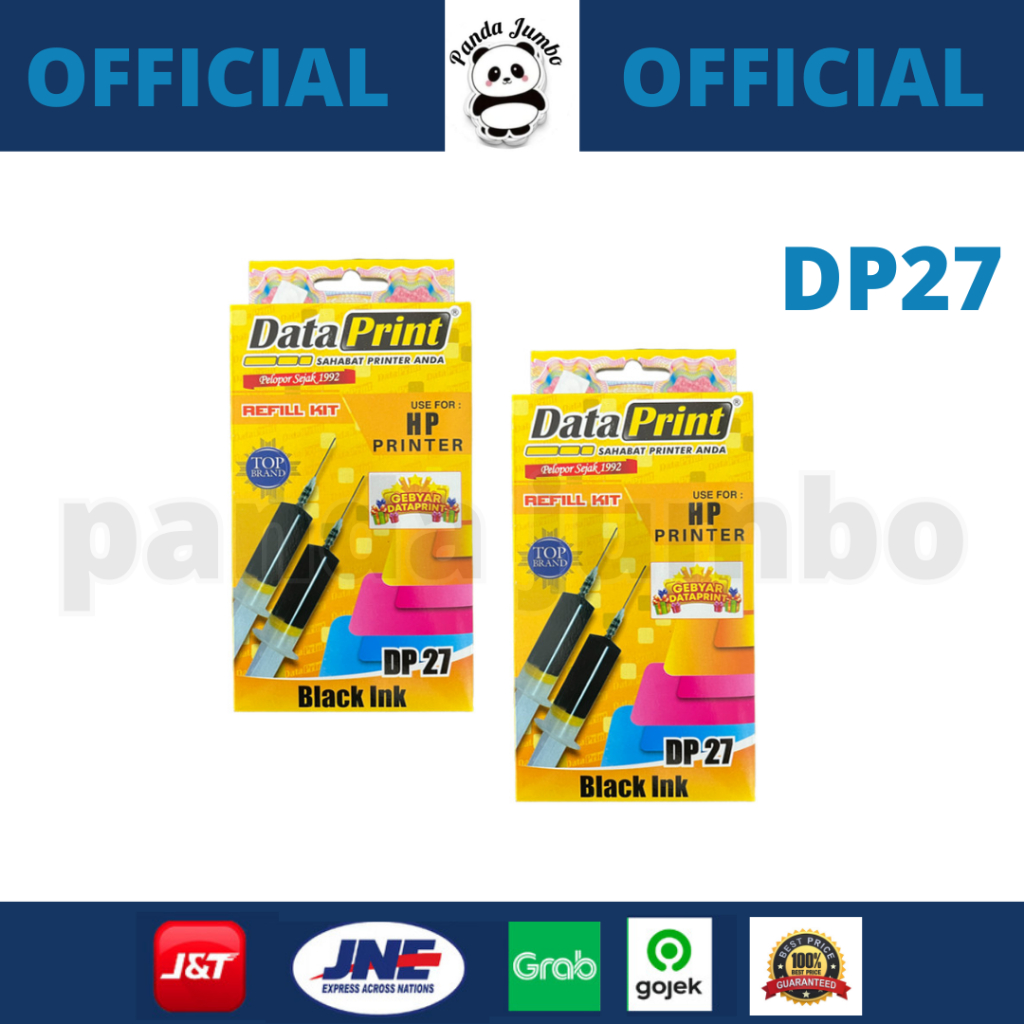 Jual DataPrint DP 27 Tinta Refill Hitam HP (PJ) | Shopee Indonesia